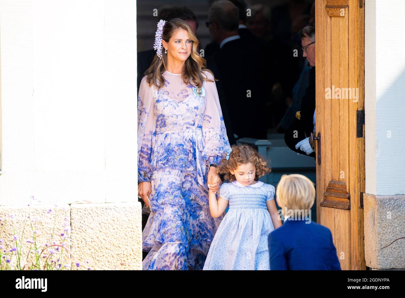 Princess Madeleine and Princess Adrienne of Sweden (Photo by DPPA/Sipa ...