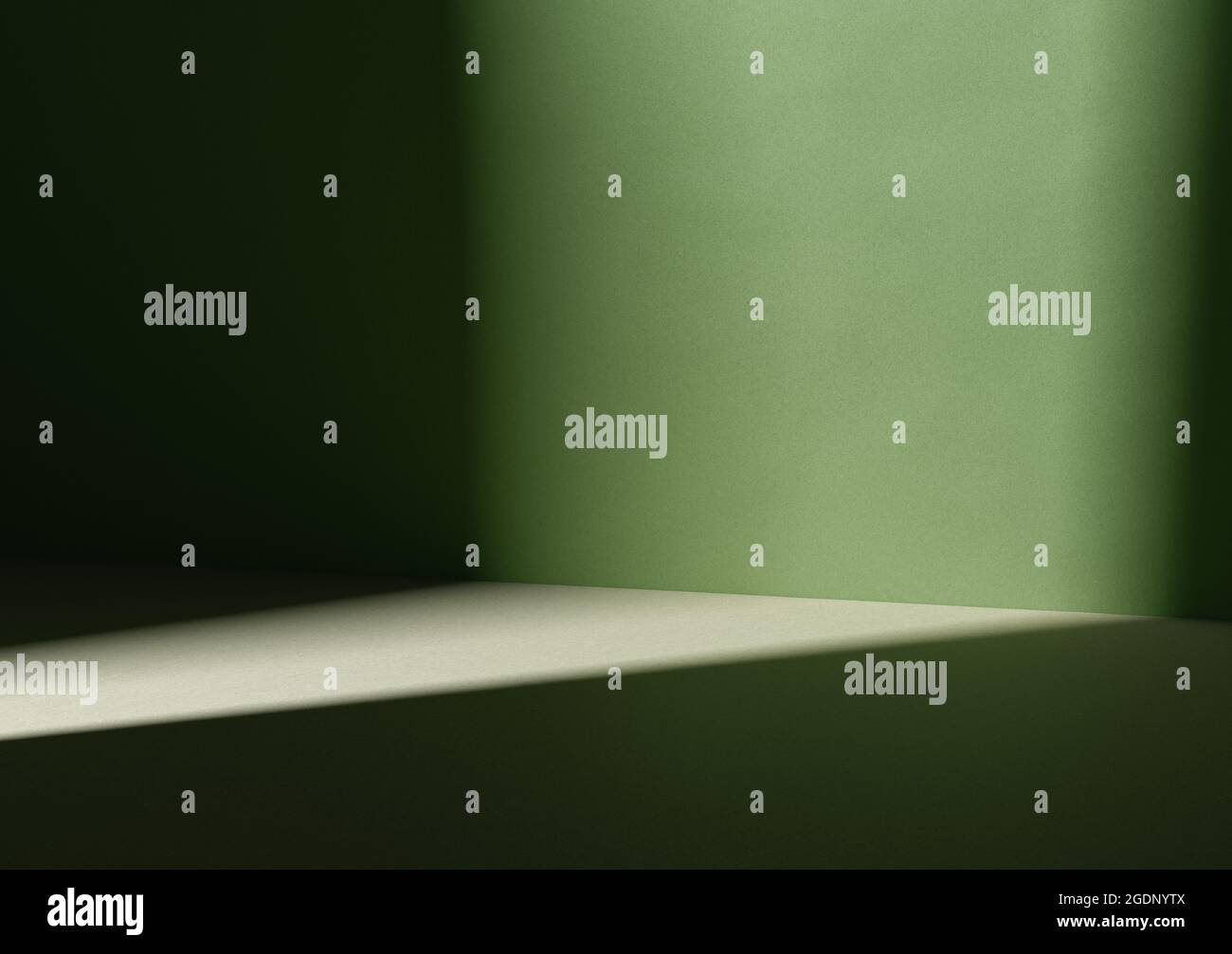 Thin stripe of light illuminating horizontally divided background ...