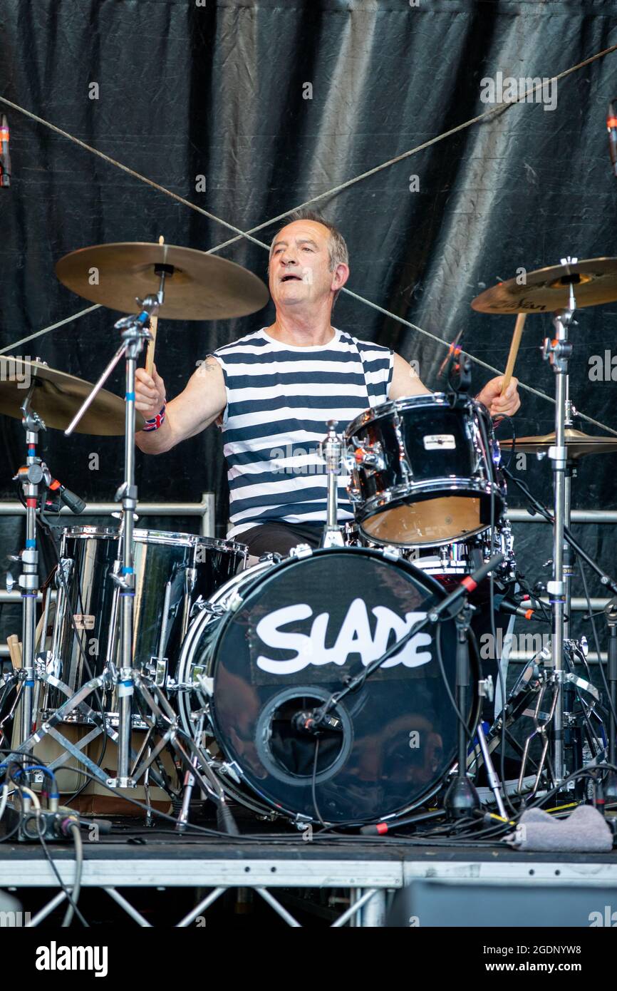 Alex Bines, Slade (non-original member Stock Photo - Alamy
