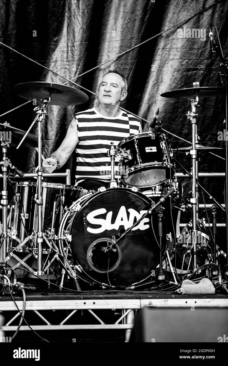 Alex Bines, Slade (non-original member Stock Photo - Alamy