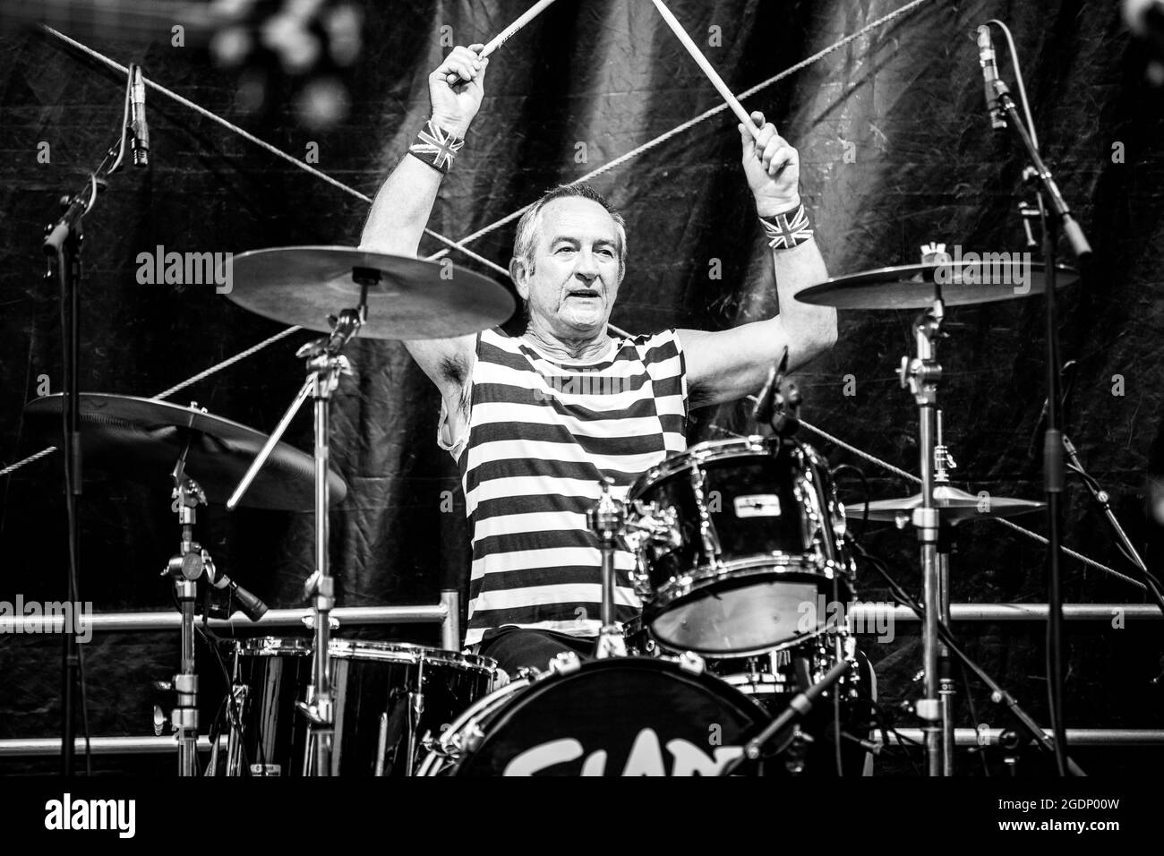 Alex Bines, Slade (non-original member Stock Photo - Alamy