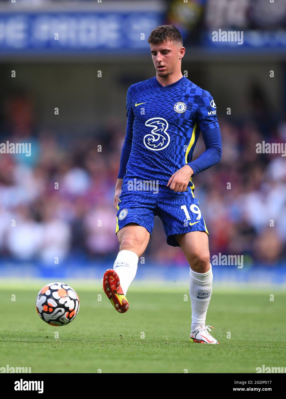 Stamford Bridge, London, UK. 14th Aug, 2021. Premier League football ...