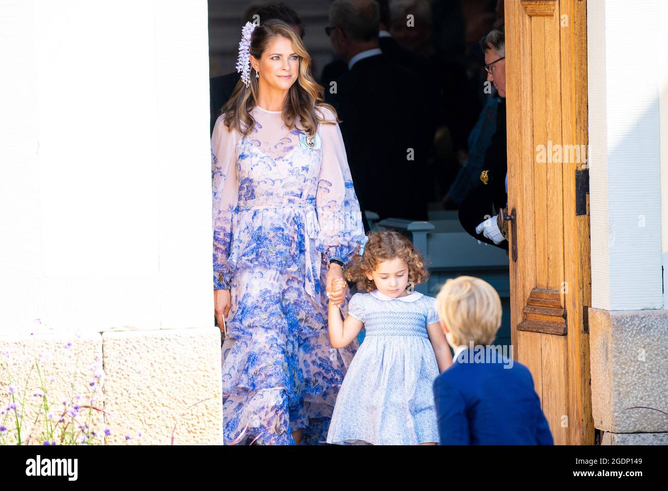 Princess Madeleine and Princess Adrienne of Sweden (Photo by DPPA/Sipa ...