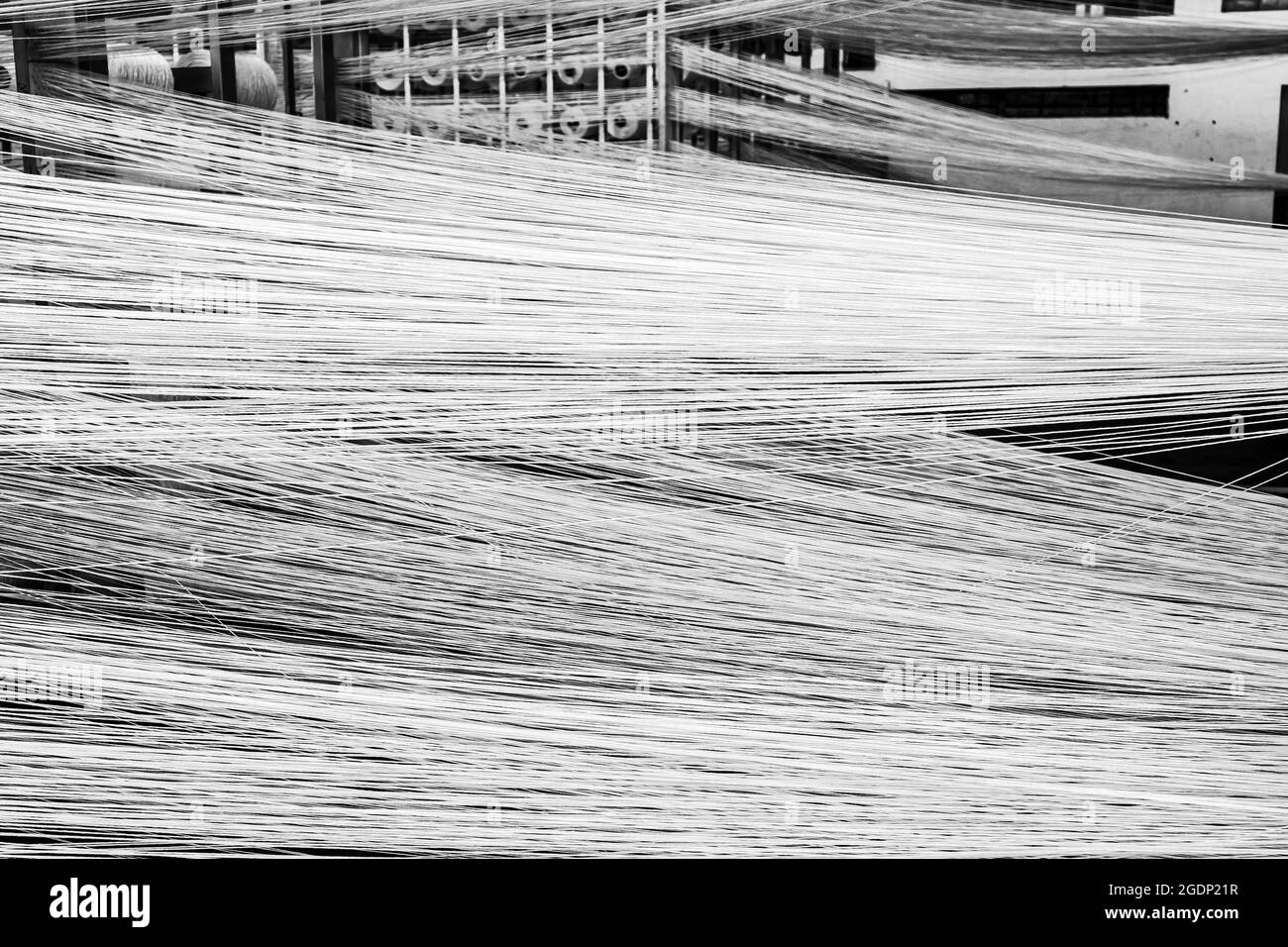 JOHANNESBURG, SOUTH AFRICA - Jan 06, 2021: A view of a cotton thread ...