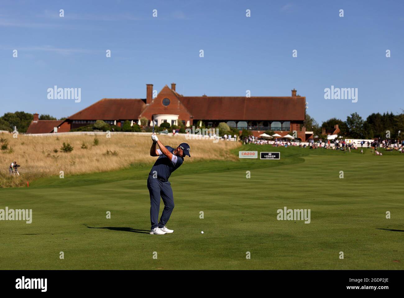 England's Jordan Smith on the 18th hole during day three of the Cazoo ...