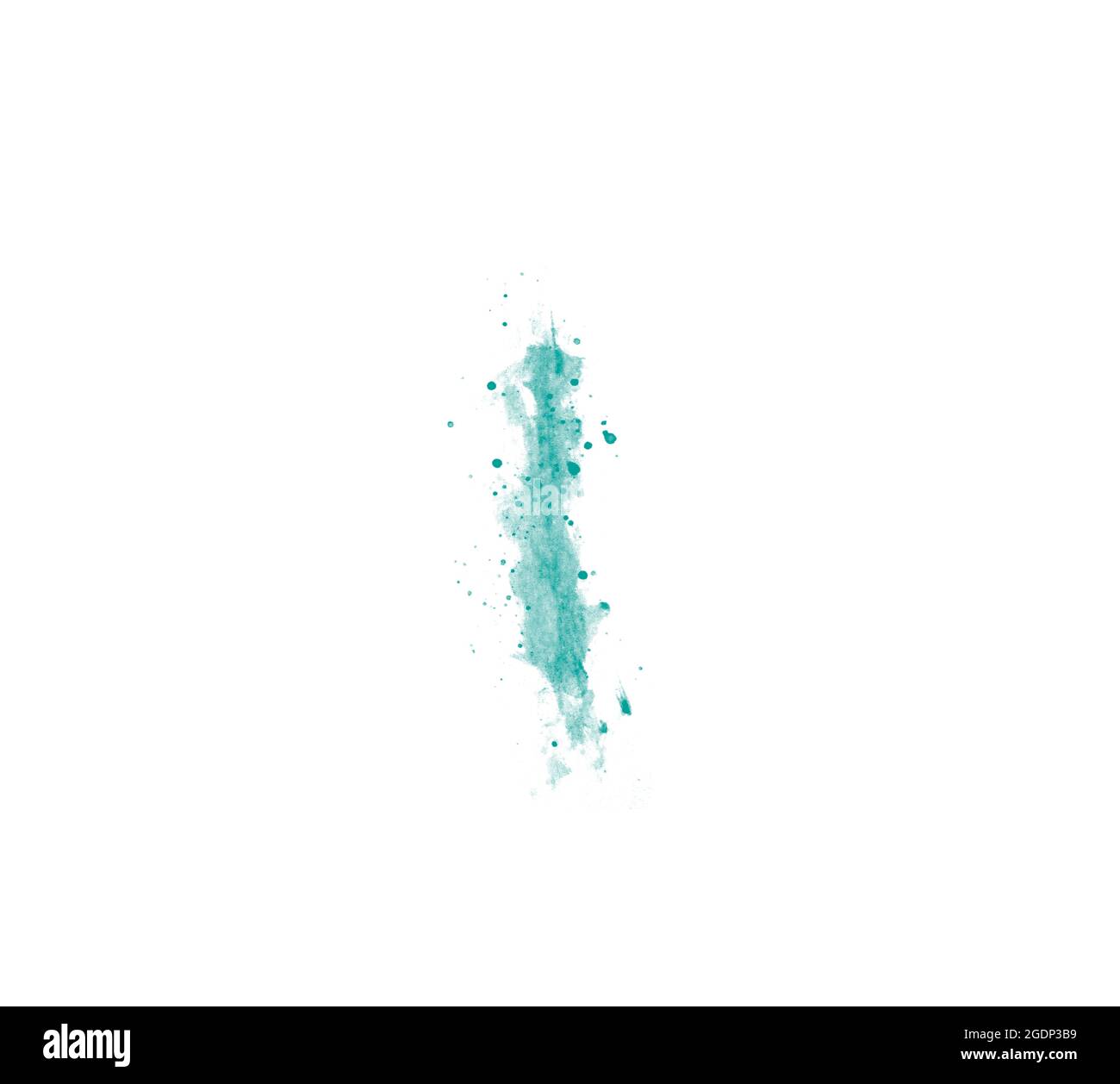 Watercolor grunge texture. Isolated smear brush for painting. Beautiful ...