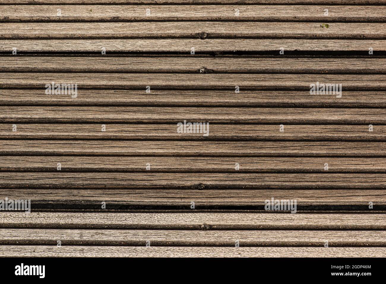 Details of a wooden outdoor floor plank Stock Photo - Alamy