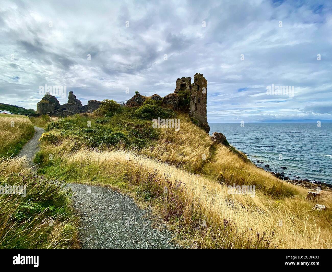 dunure castle ayrshire scotland Stock Photo - Alamy