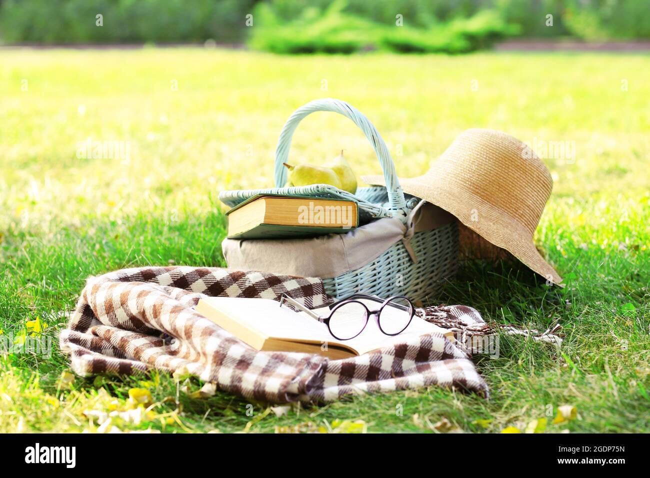 Reading books, outdoors Stock Photo - Alamy