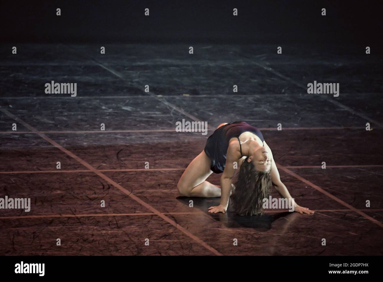 BUSAN, KOREA, SOUTH - Jun 26, 2019: An adult artist performing on the ...