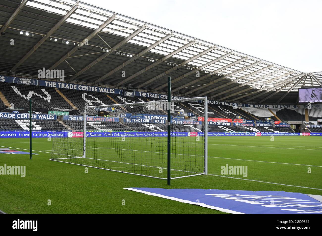 General view of the newly renamed Swansea.com Stadium, Home of Swansea ...