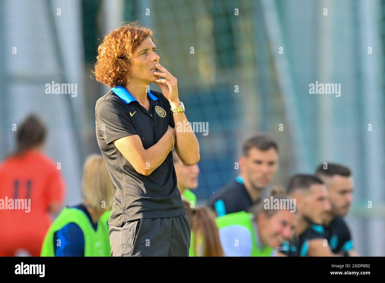 Lugano, Switzerland. 14th Aug, 2021. Rita Guarino (Head Coach Inter ...