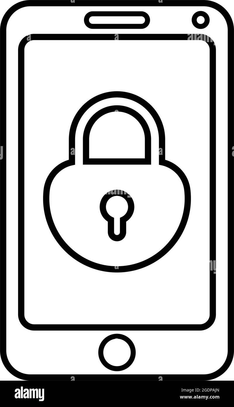 App, lock icon - Use for commercial purposes, print media, web or any ...