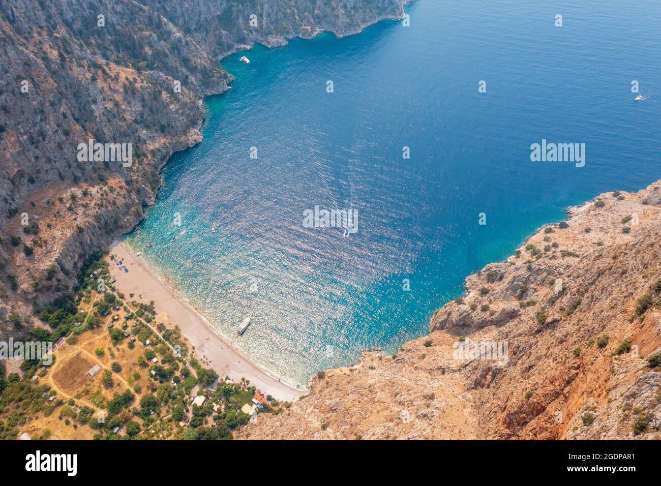 Butterfly valley in fethiye, turkey Stock Photo - Alamy