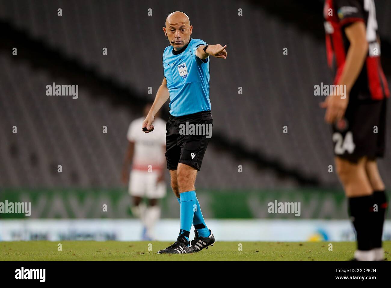 ISTANBOEL, TURKEY - AUGUST 14: referee Cuneyt Cakir during the Turkish ...