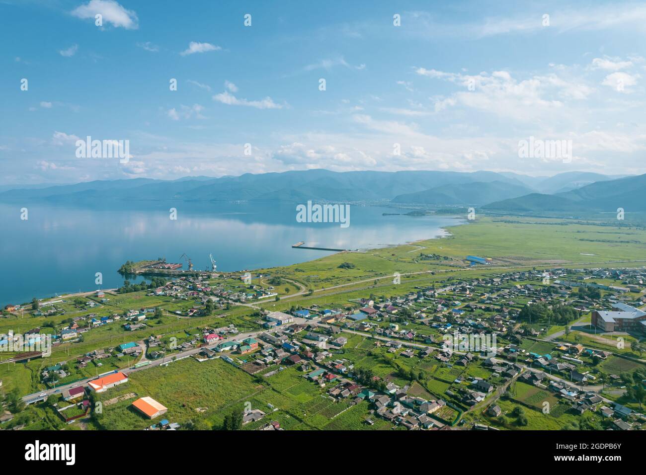 Summertime imagery of Lake Baikal is a rift lake located in southern ...