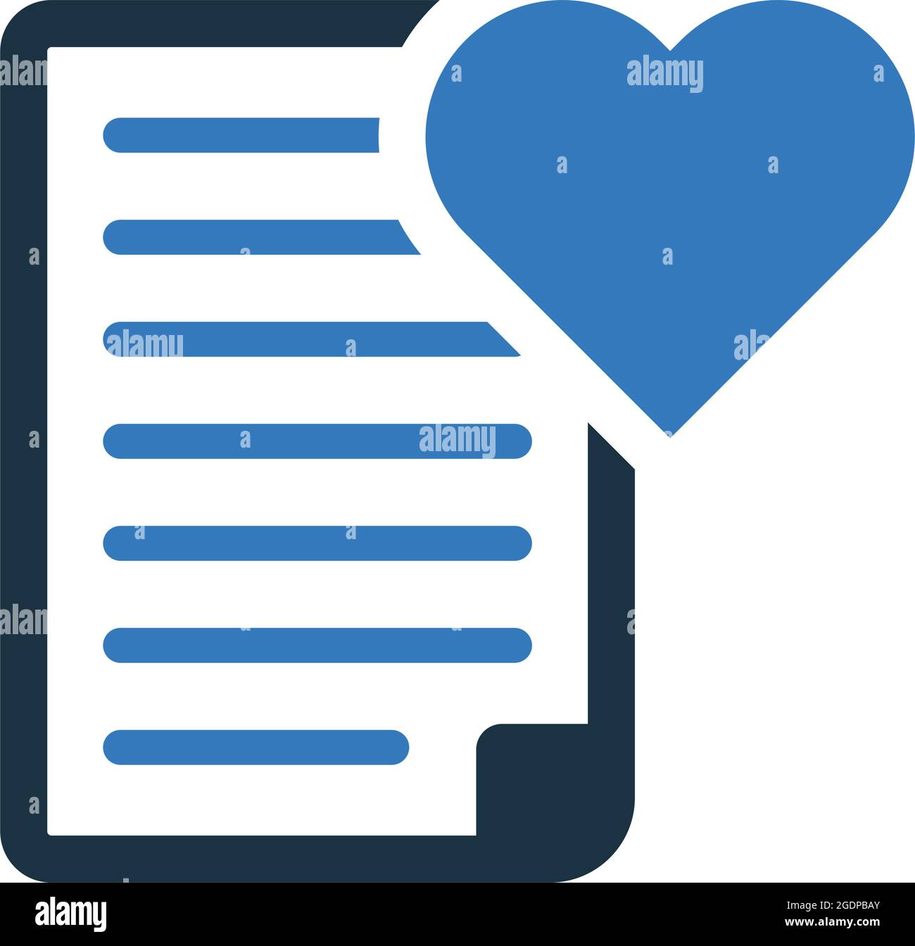 Document, favorite, agreement icon - Vector EPS file. Perfect use for print media, web, stock ...