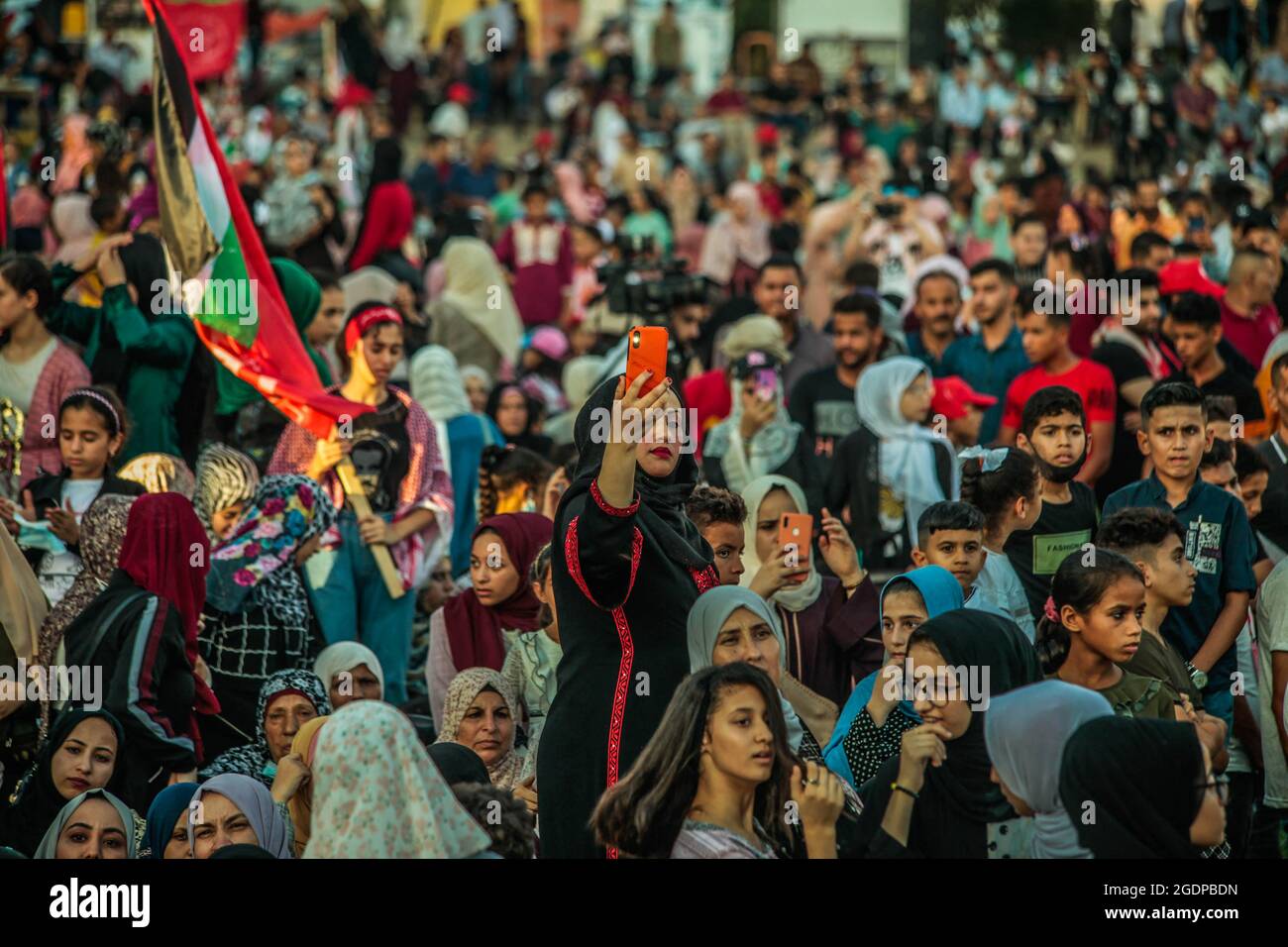 Rally organized by the PFLP in the Gaza Strip, in memory of the ...