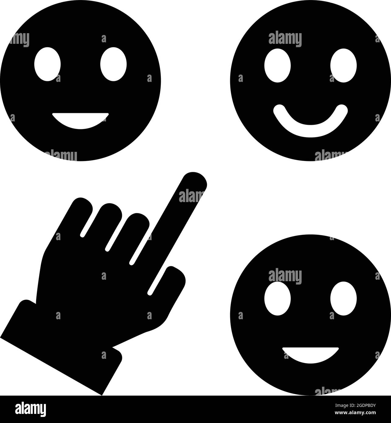 User experience vector vectors Black and White Stock Photos & Images ...