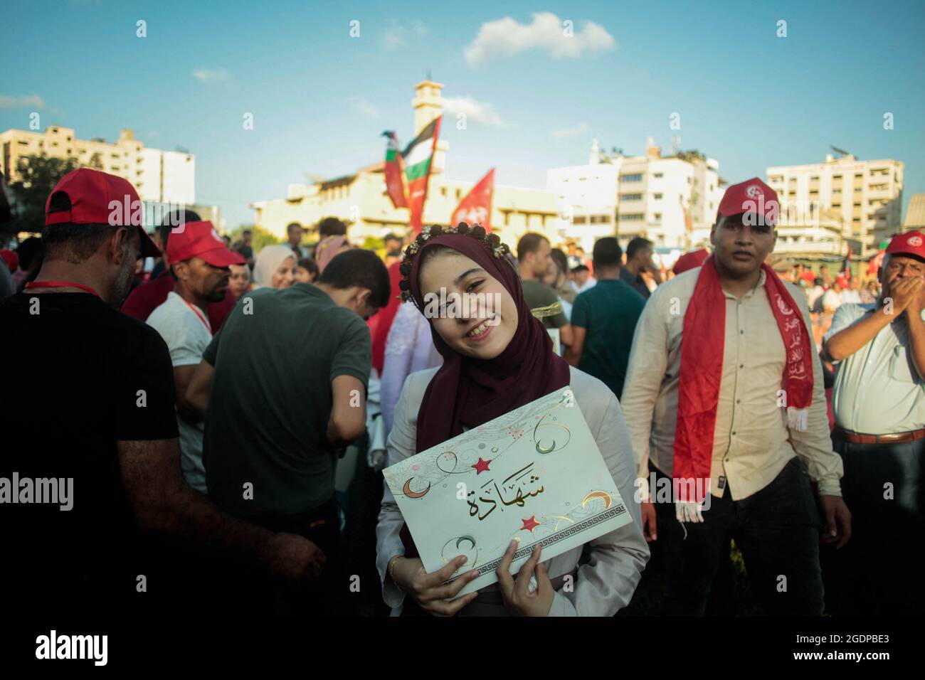 Rally organized by the PFLP in the Gaza Strip, in memory of the ...