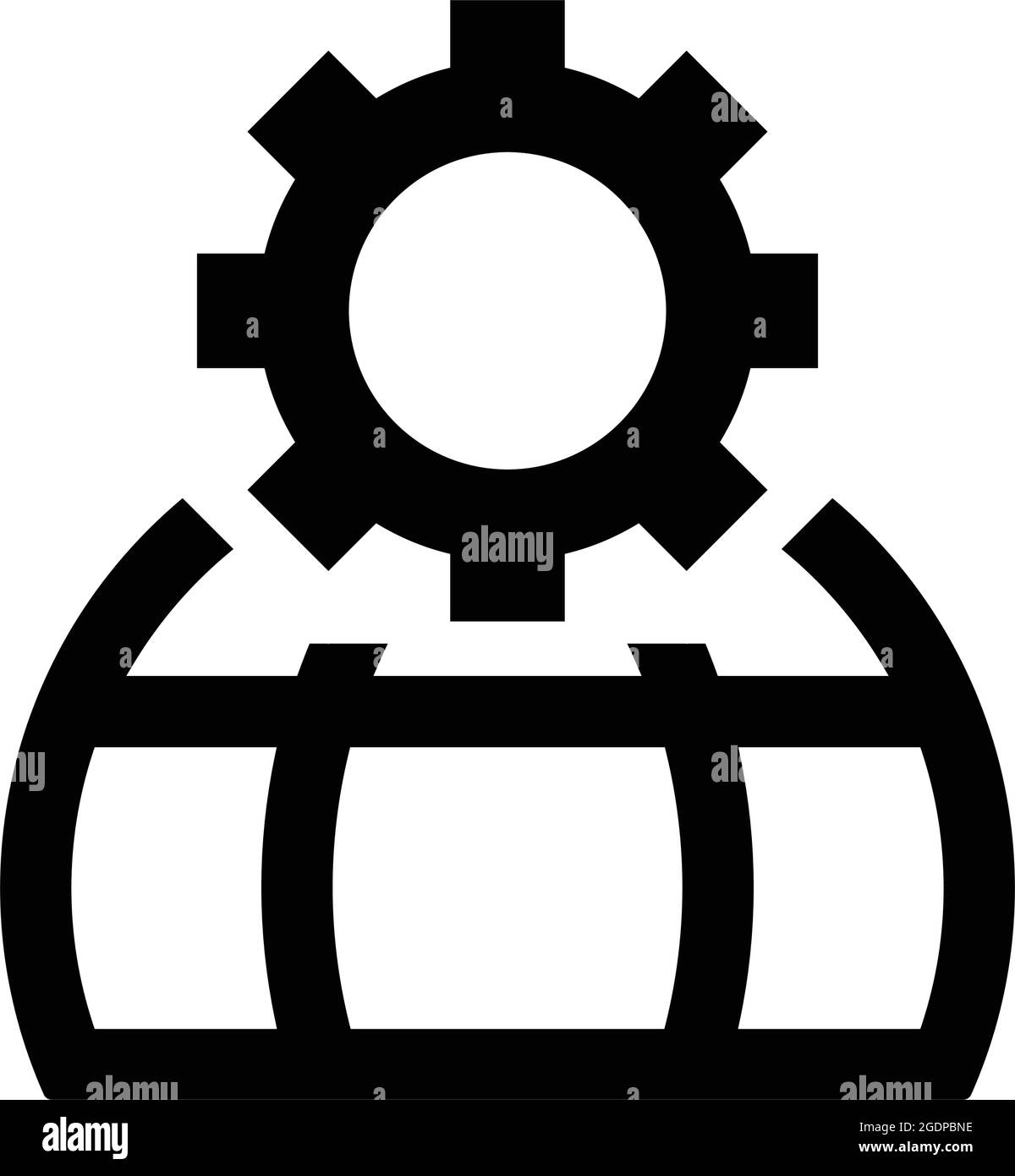 Engineering, global, connection, icon - Simple editable vector EPS file ...
