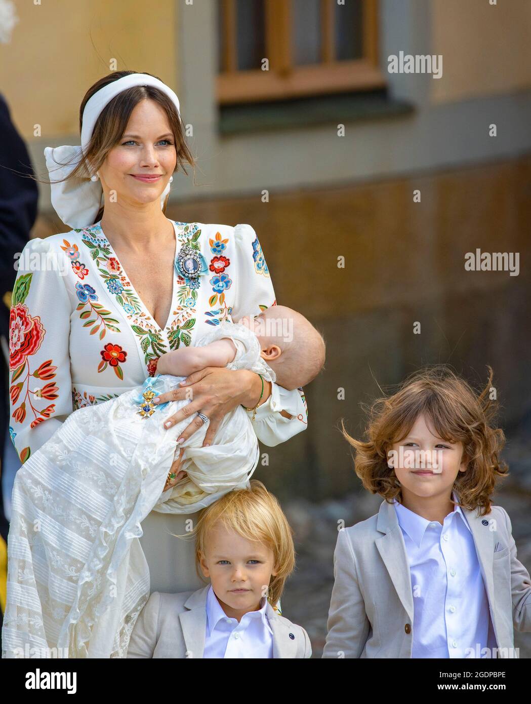 Christening of Prince Julian in the Royal Chapel of Drottningholm ...