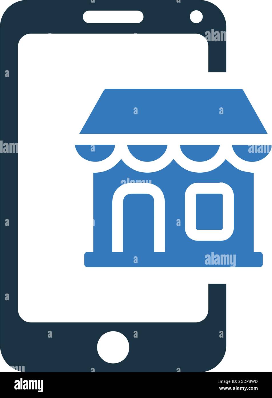 Eshopping, app, eshop icon - Simple editable vector EPS file Stock ...