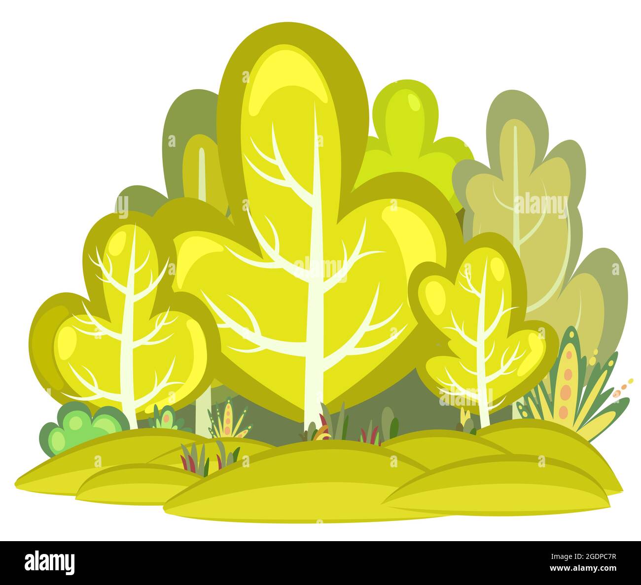 Beautiful tree symbolic Stock Vector Images - Alamy