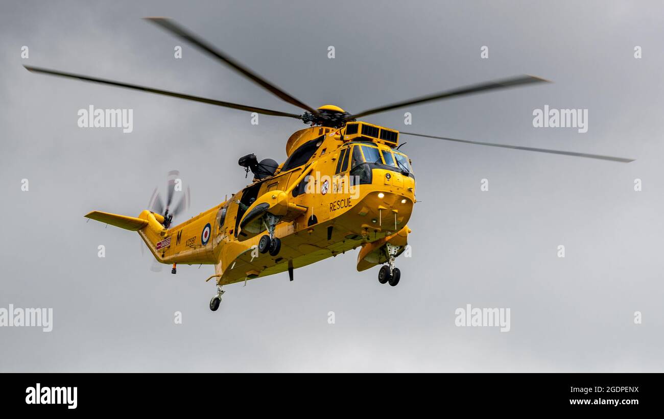 RAF Westland Sea King Search and Rescue helicopter owned and operated by Historic Helicopter ...