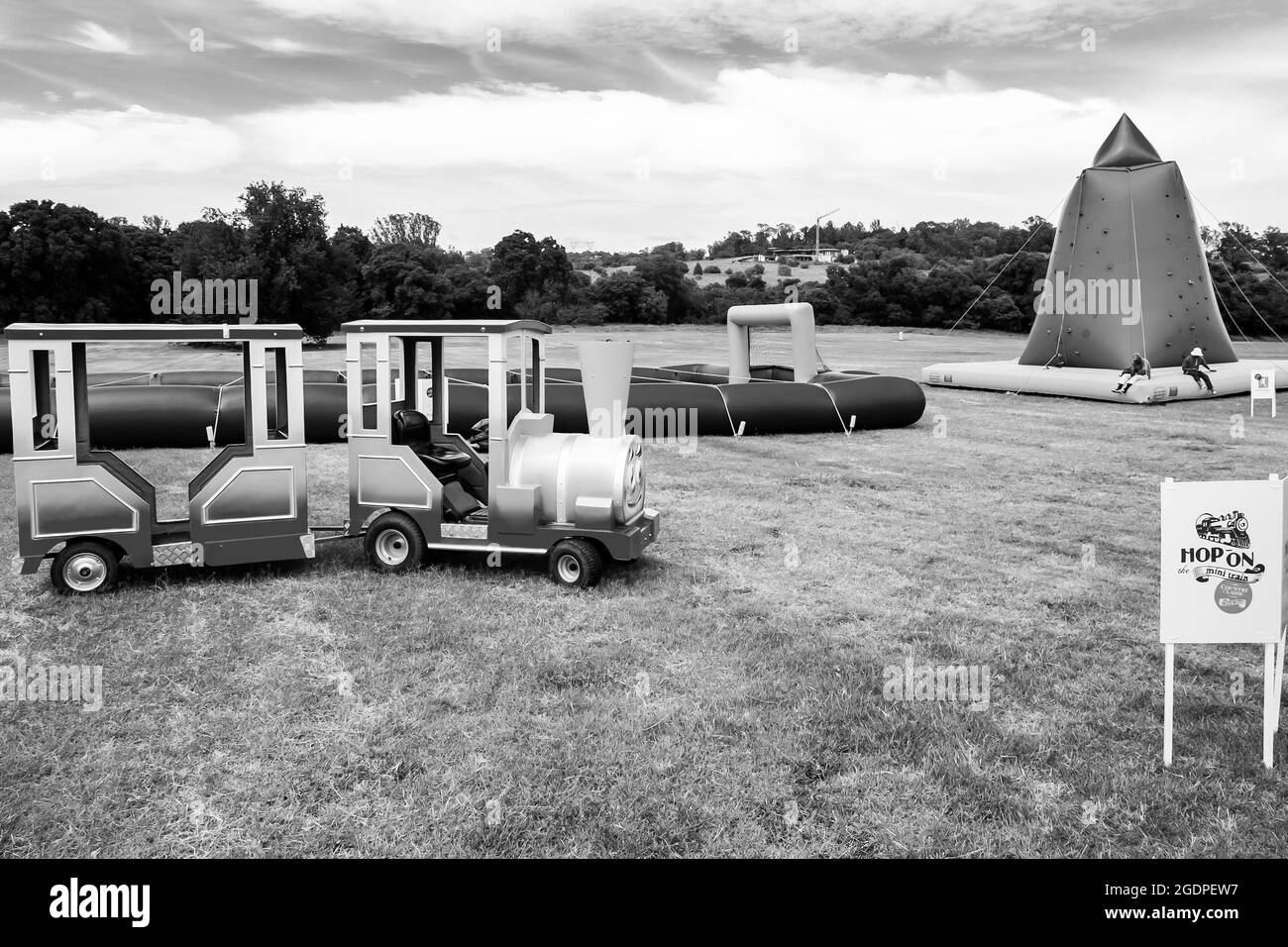 JOHANNESBURG, SOUTH AFRICA - Jan 05, 2021: A view of the inflatable ...
