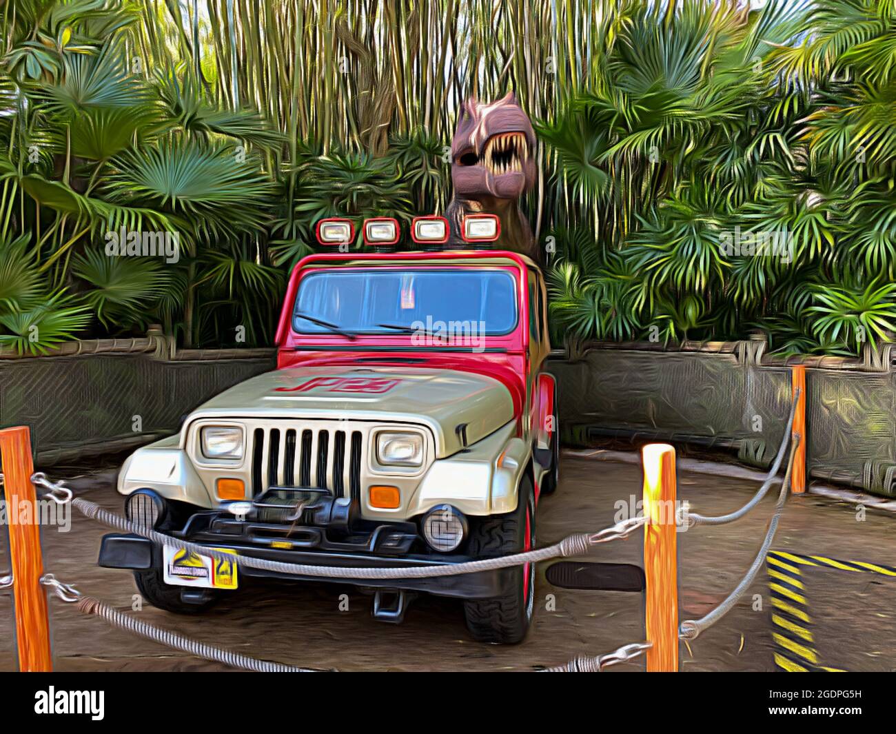 Jurassic Park 2 Jeep