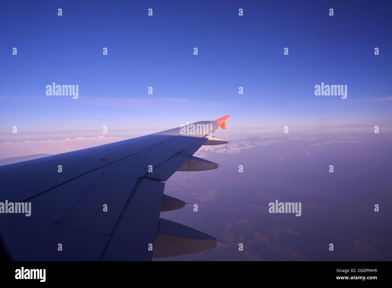 beautiful view from the airplane window Stock Photo - Alamy