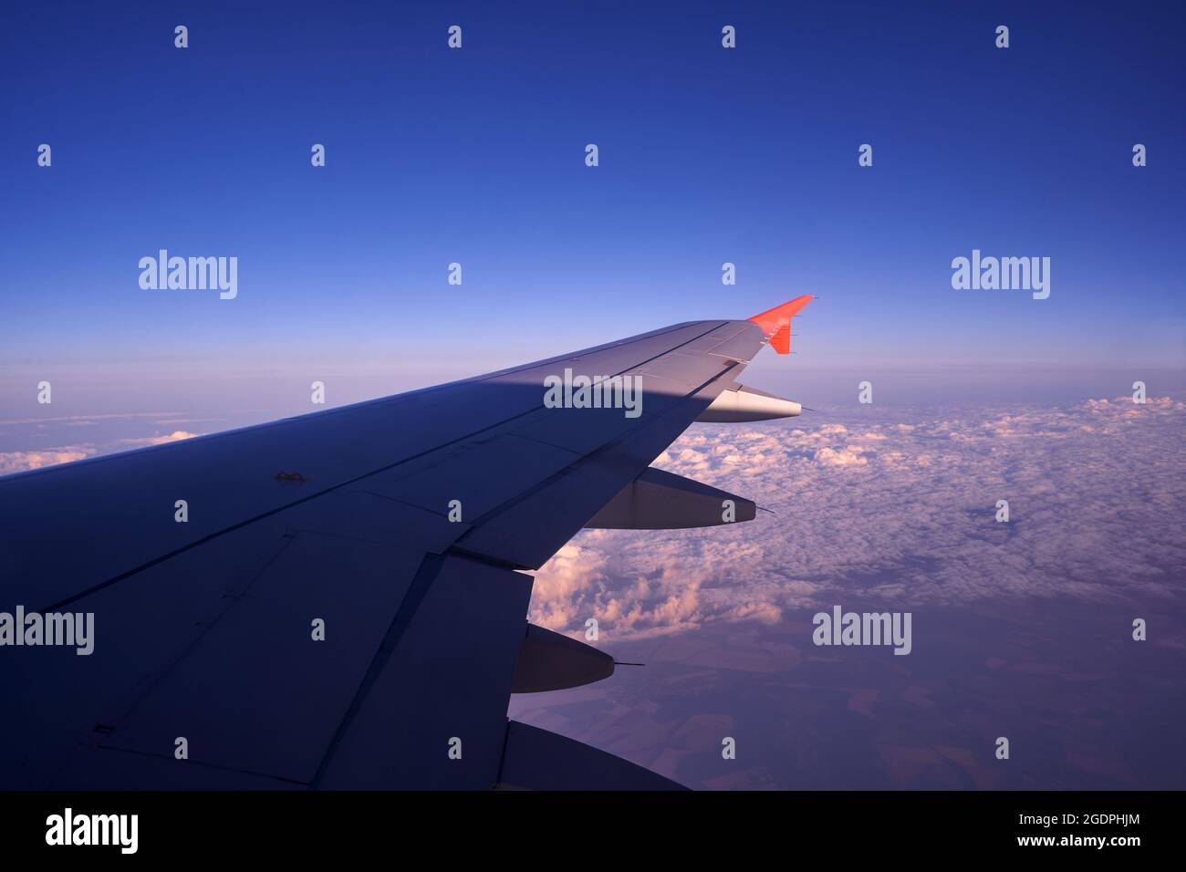 beautiful view from the airplane window Stock Photo - Alamy