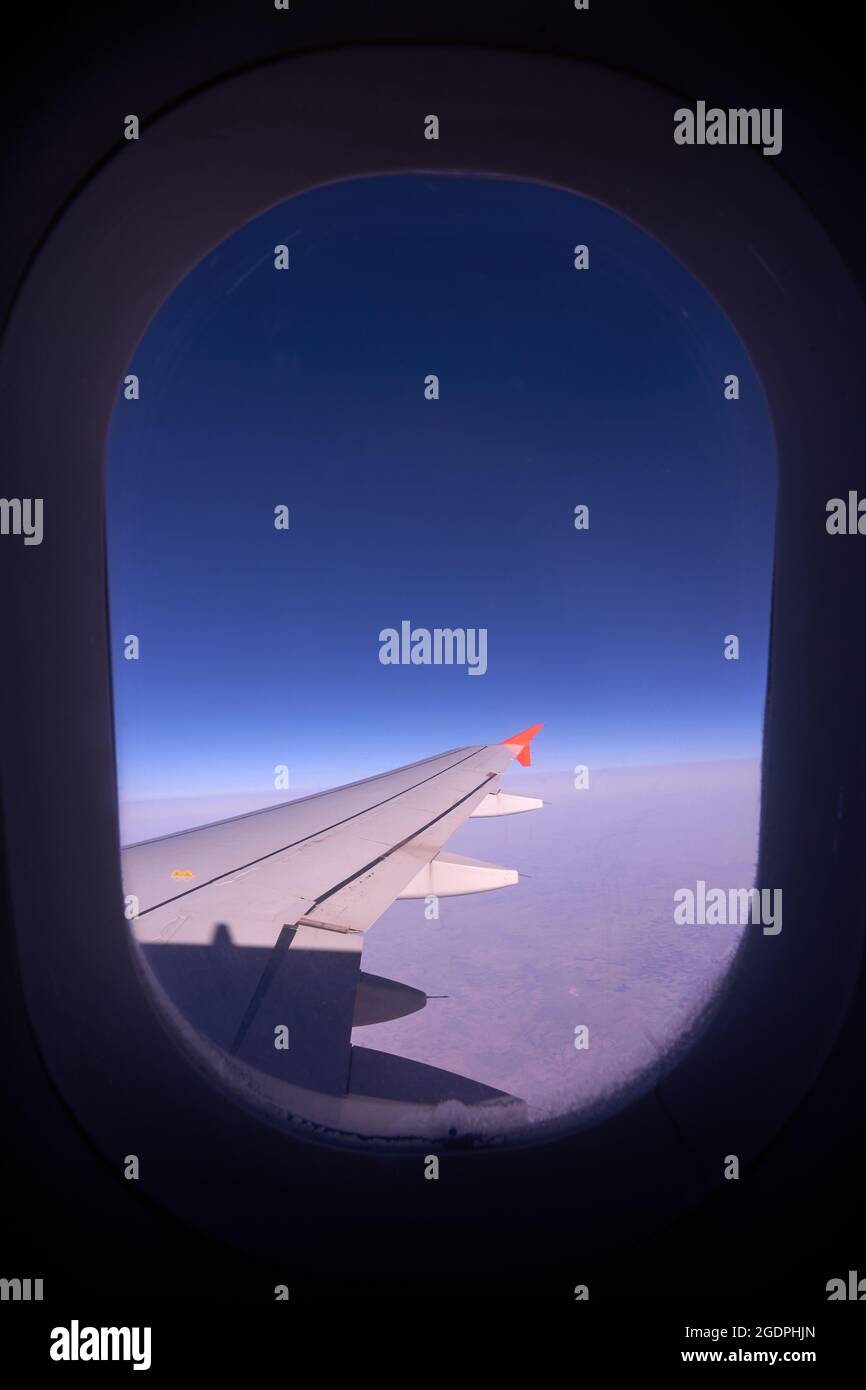 beautiful view from the airplane window Stock Photo - Alamy