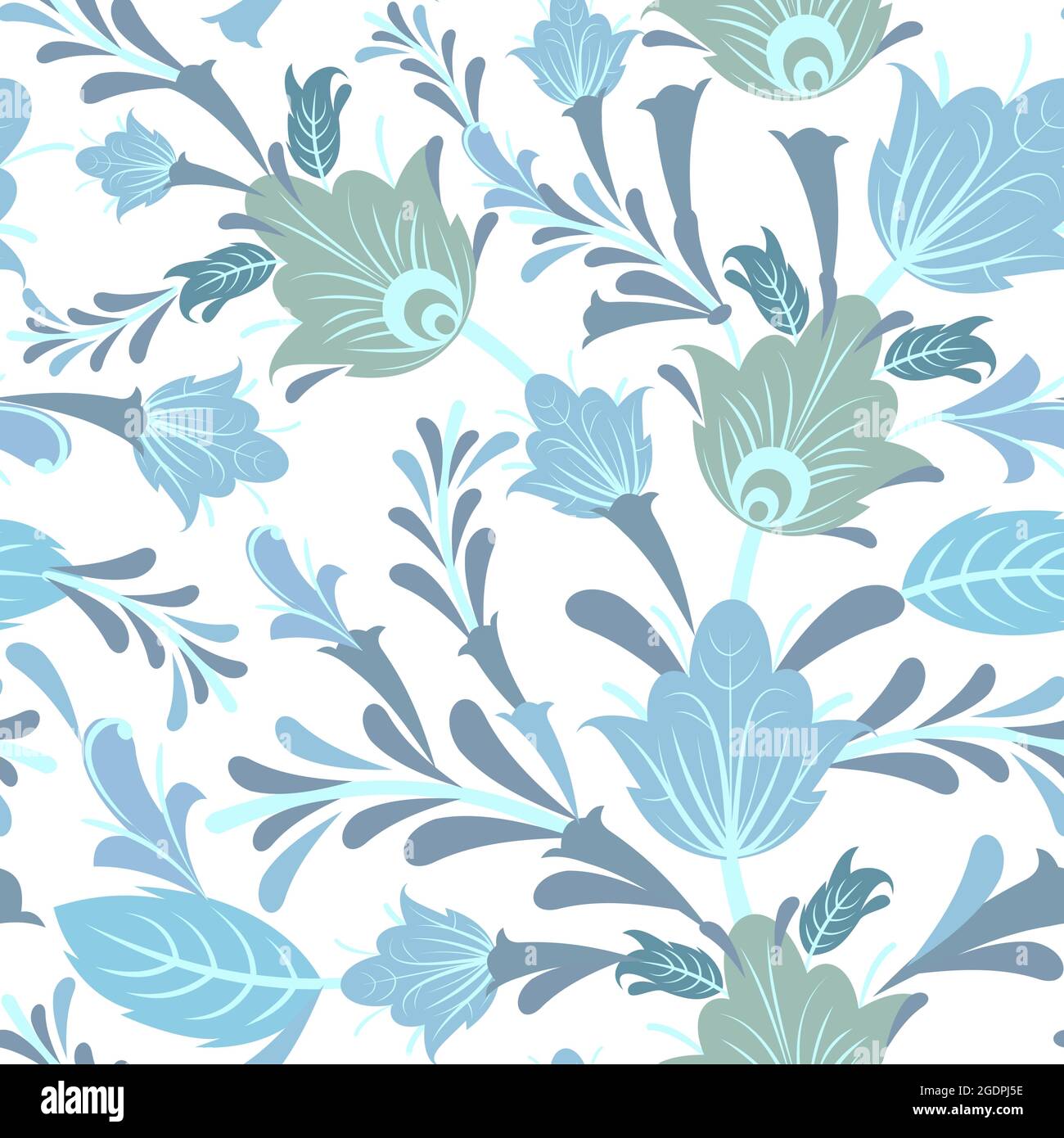 Silver vegetable seamless pattern. Cool ornament. Interlacing of ...