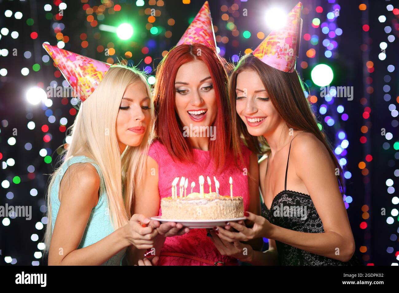 Birthday party in club Stock Photo - Alamy