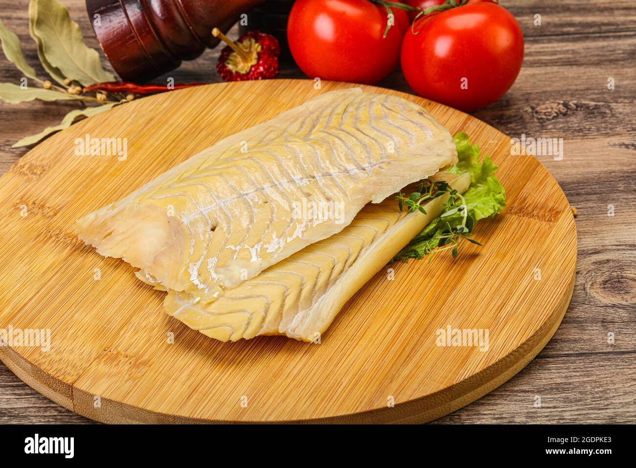 Raw cod fish fillet for cooking Stock Photo - Alamy