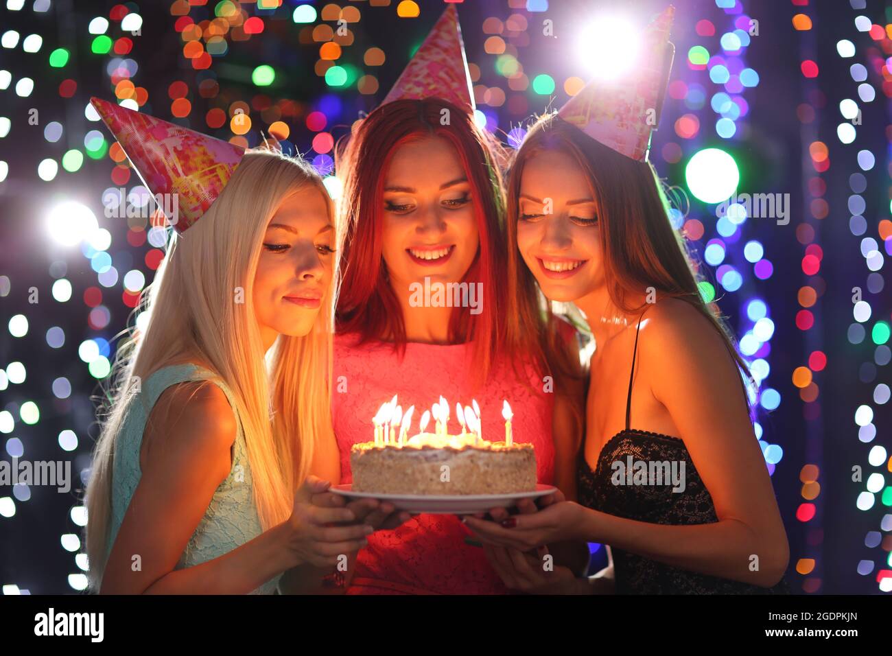 Birthday party in club Stock Photo - Alamy