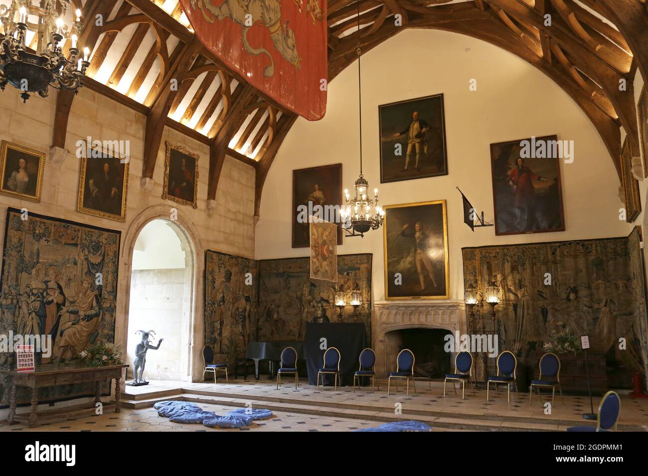 Berkeley castle interior hi-res stock photography and images - Alamy