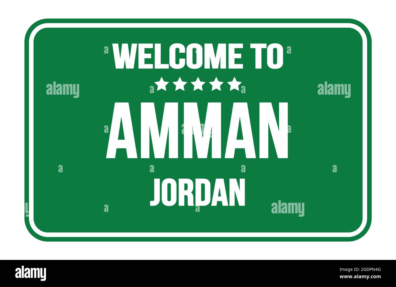 Welcome to jordan sign hi-res stock photography and images - Alamy