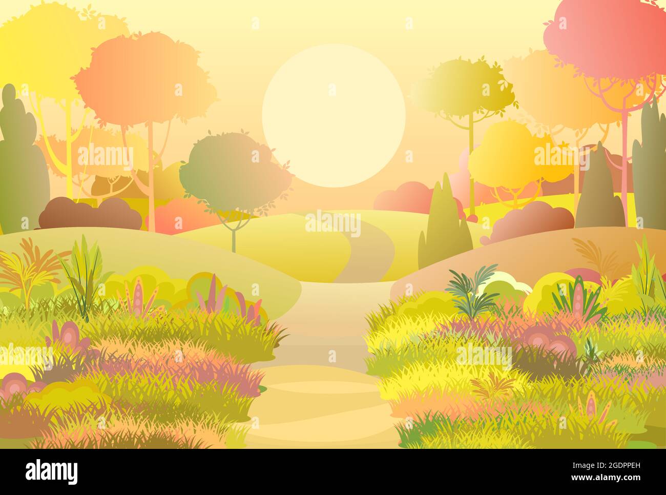 Lush trail Stock Vector Images - Alamy