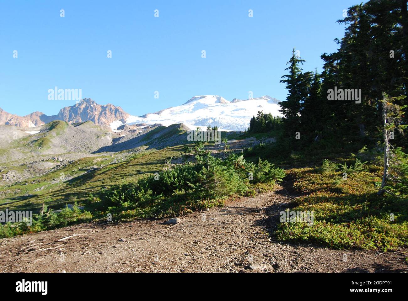 The route to Mt. Baker Stock Photo - Alamy