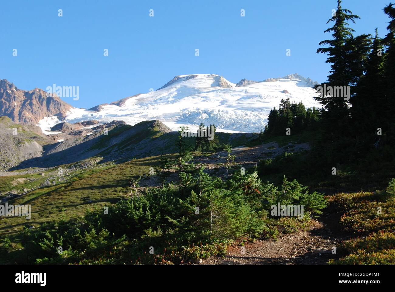 The route to Mt. Baker Stock Photo - Alamy