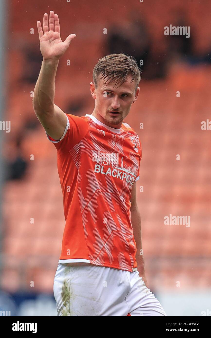 Callum Connolly #2 of Blackpool during the game Stock Photo - Alamy