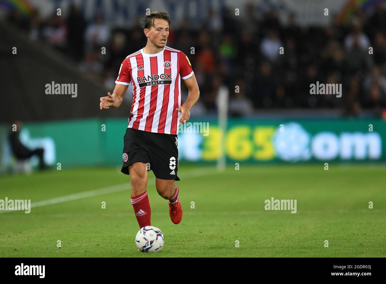 Sander Berge #8 of Sheffield United in action during the game Stock ...