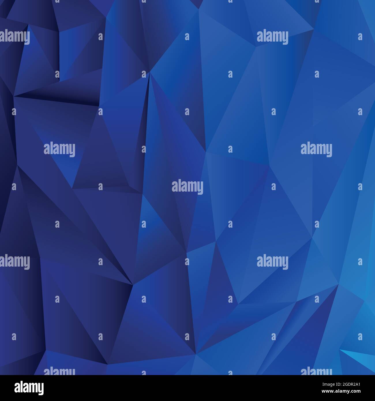 Abstract blue gradient triangles of different sizes - Vector ...