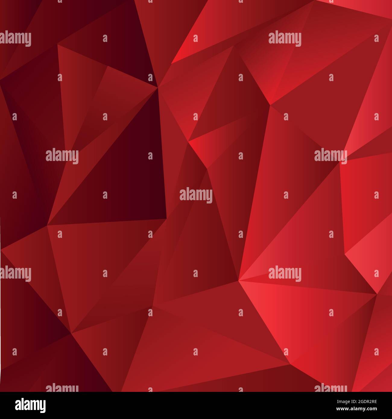 Abstract red gradient triangles of different sizes - Vector ...