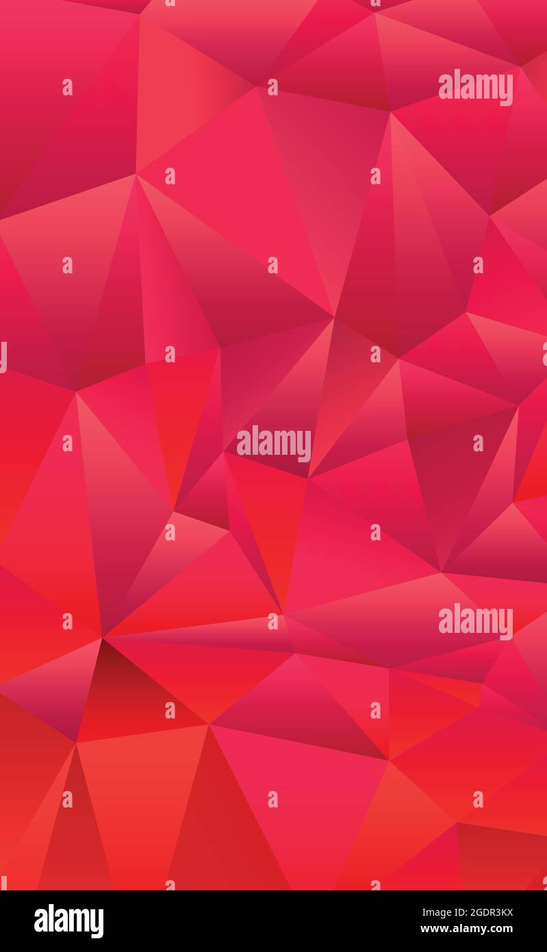 Abstract red gradient triangles of different sizes - Vector illustration Stock Vector Image ...