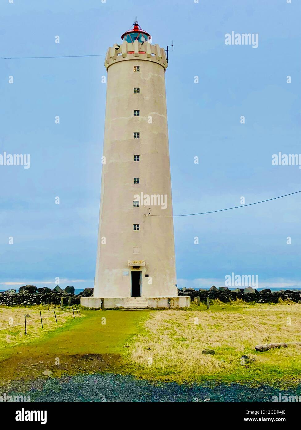 Grotta island lighthouse reykjavik hi-res stock photography and images ...