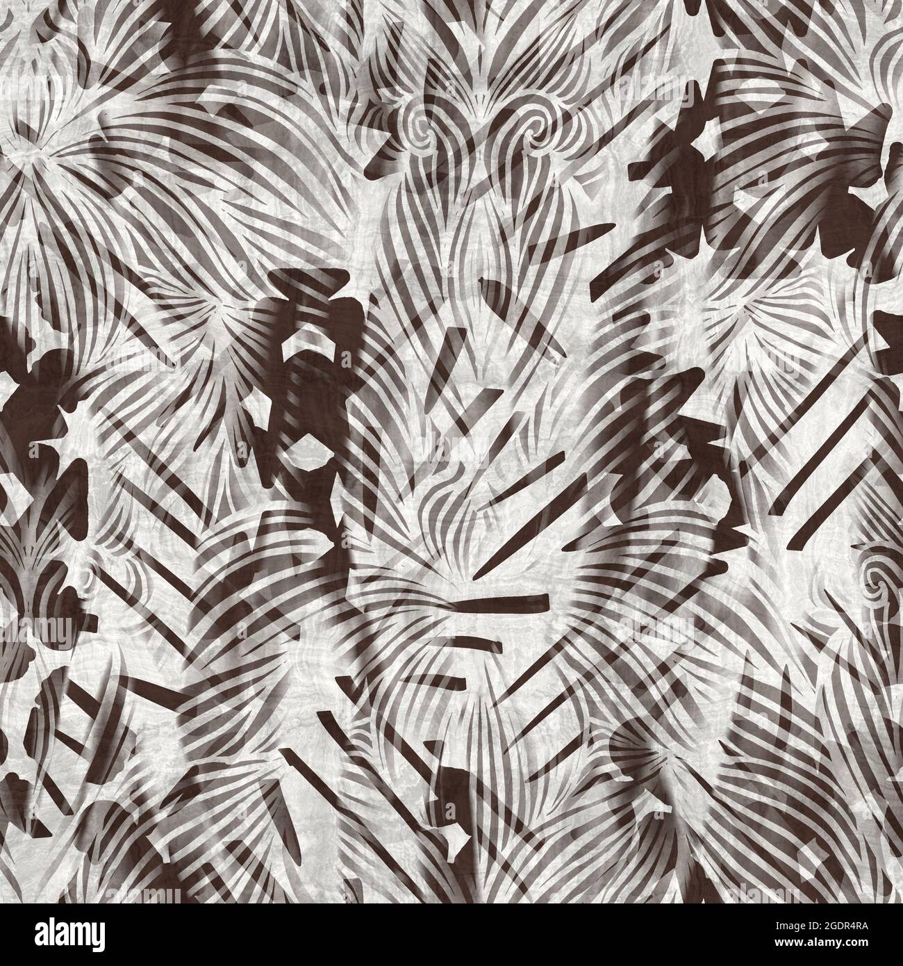Seamless two tone hand drawn brushed effect pattern swatch Stock Photo ...